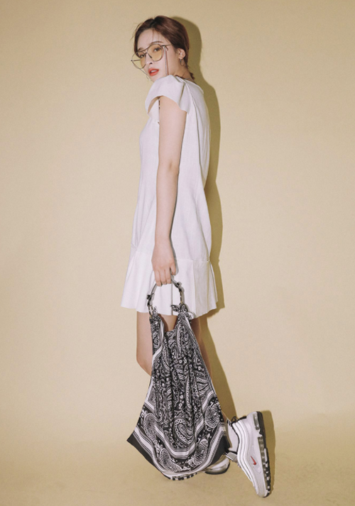 [Stylenanda] Wide Cap Sleeve Mini Dress | KSTYLICK - Latest Korean ...