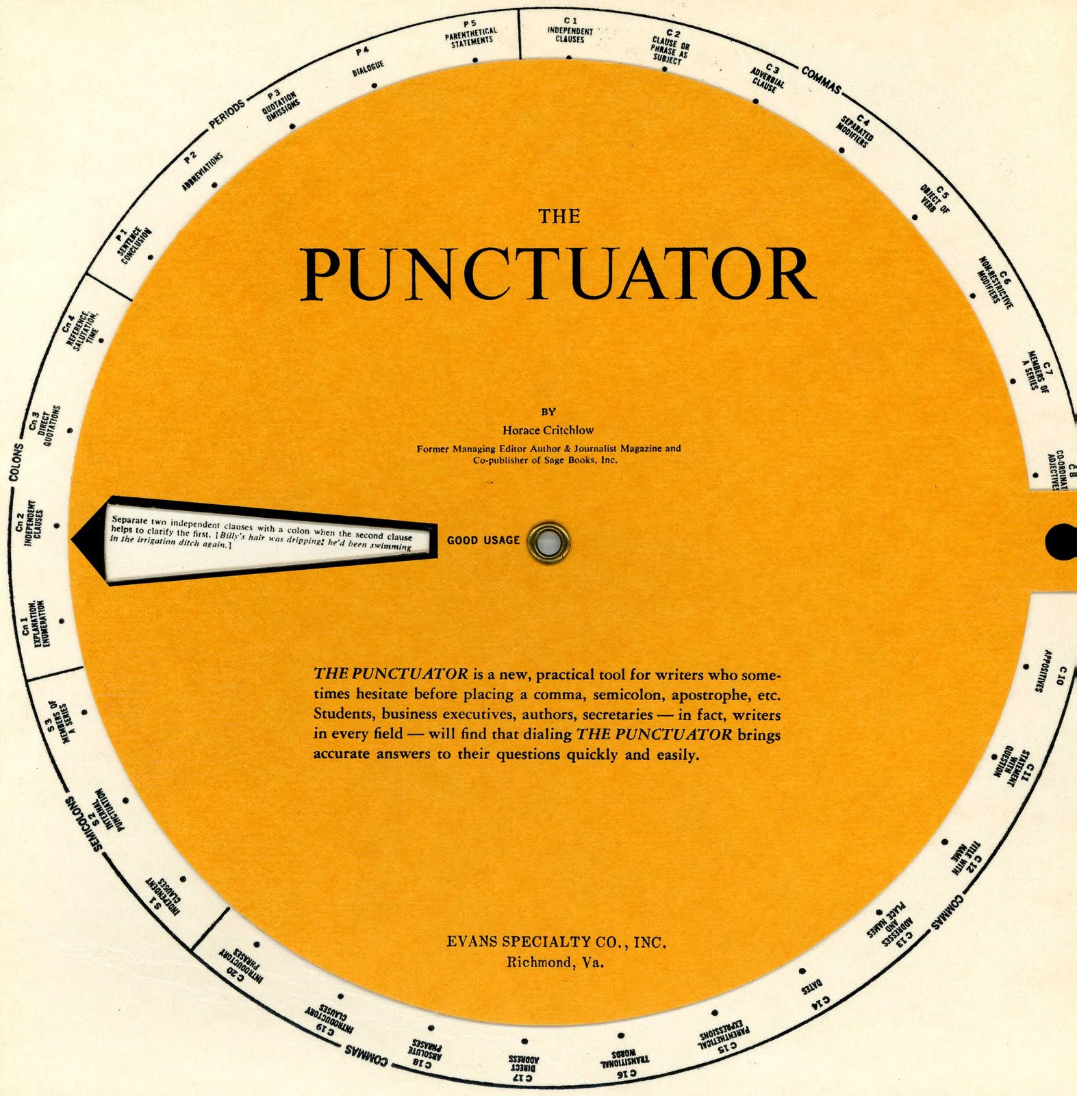 Eclectica: The Punctuator