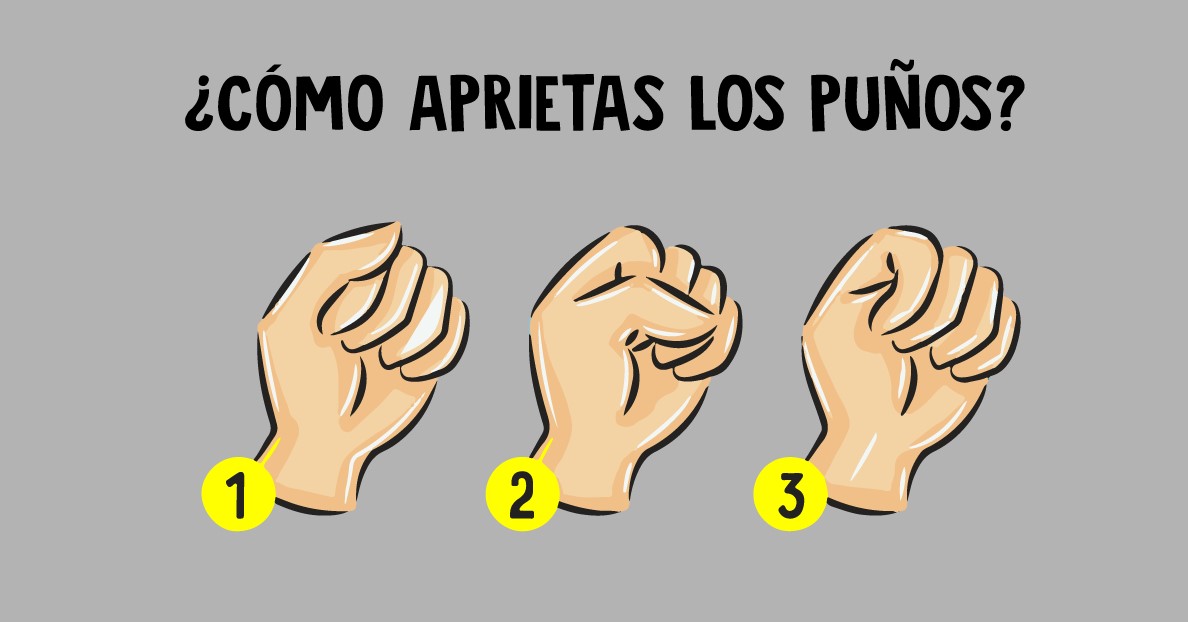 Horóscopos Diarios : ¿DE QUÉ FORMA APRIETAS LOS PUÑOS?