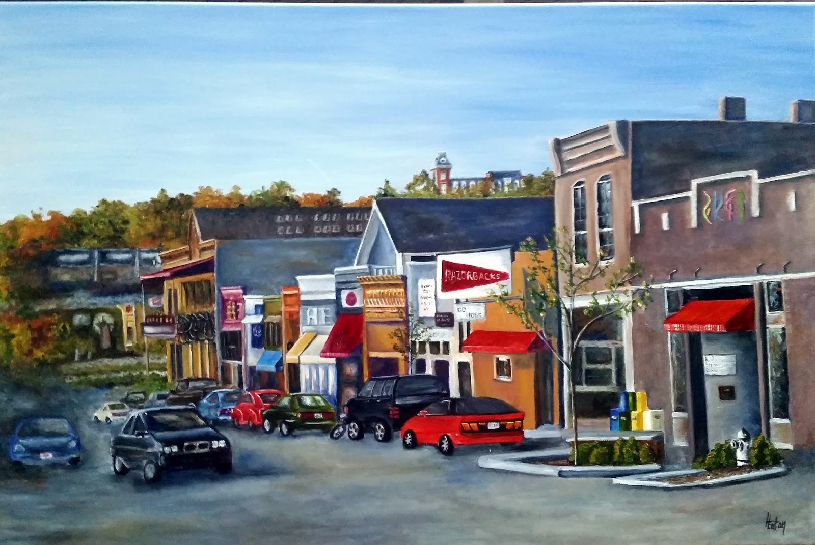 Word Weaver Art: Dickson Street