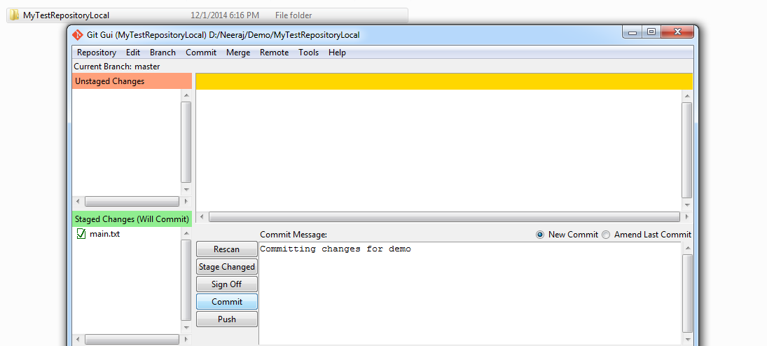 INTEGRATIONS: Basic Git Operations With GIT GUI for Windows User