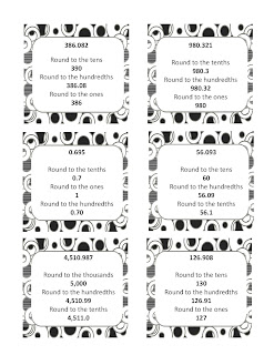 Classroom Freebies Too: Be the Teacher - Rounding Activity