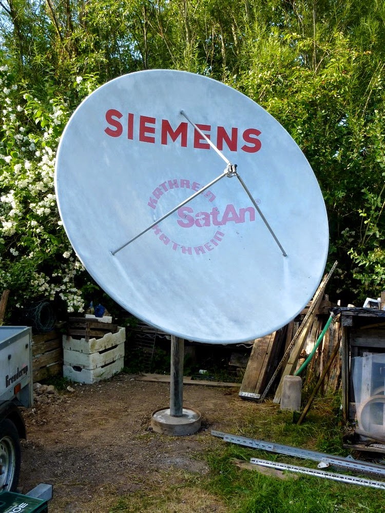 A TV Satellite Dish Restoration Project