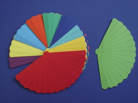 littlecraftybugs.co.uk: Card Fan Shapes for Kids Craft Activities