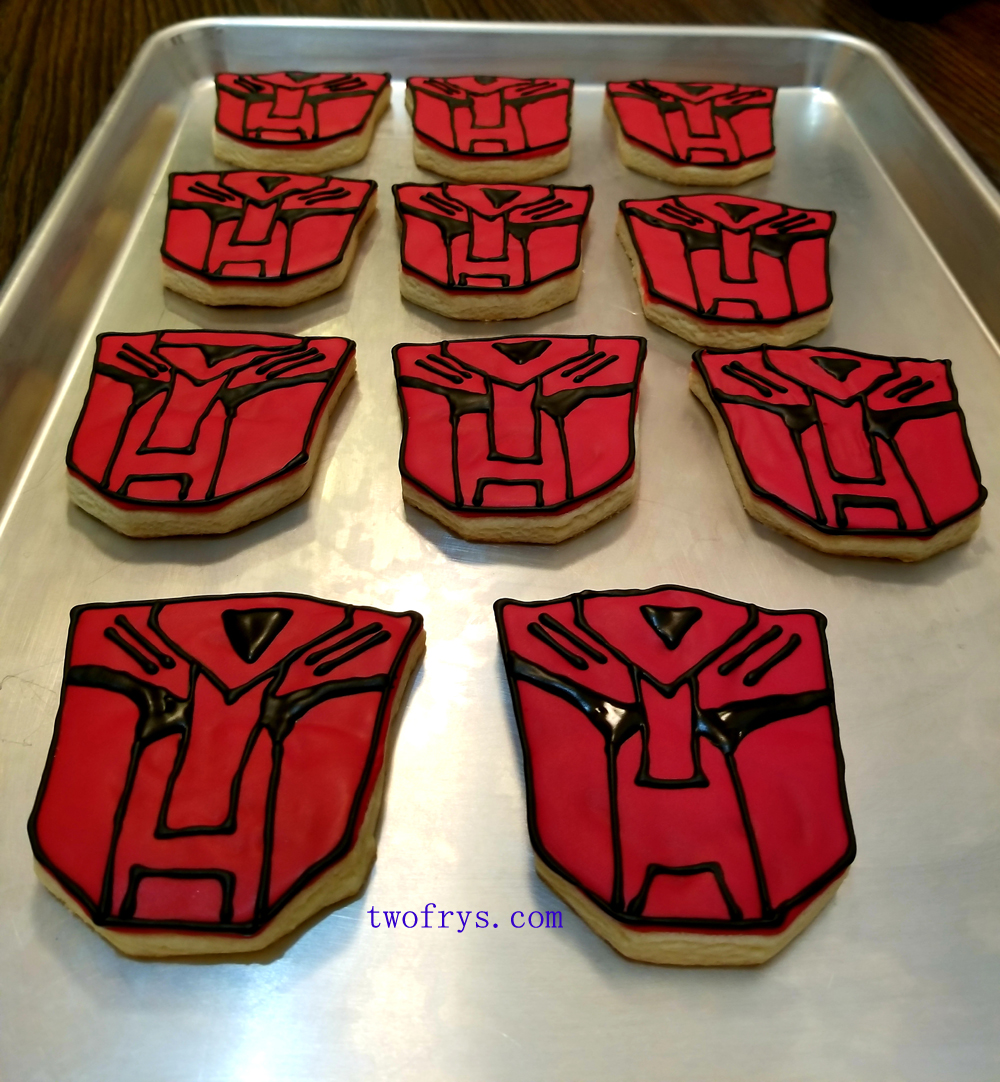 Two Frys: Transformer Cookies