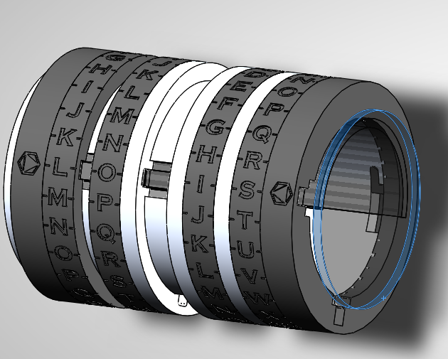 Tinker Tailor: Two-stage Cryptex: CAD Design