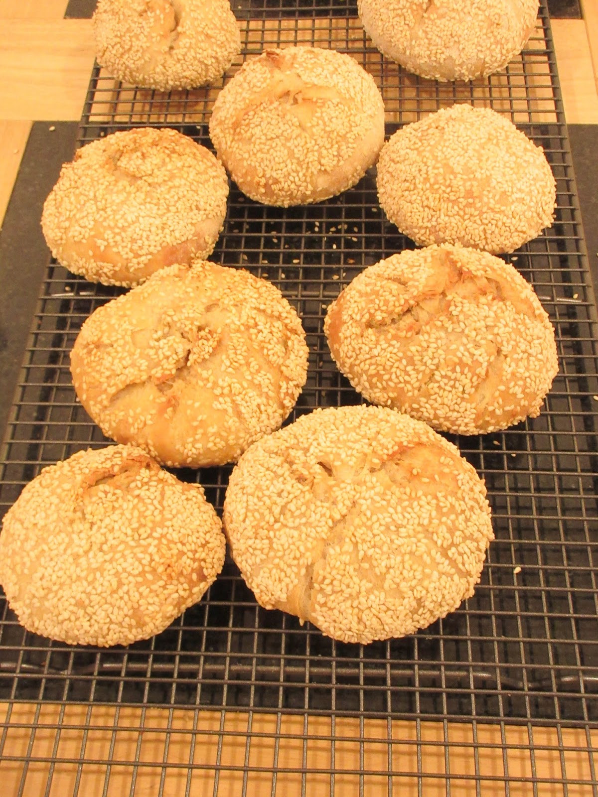 Stasher: Beijing sesame buns or Shaobing for Sourdough Saturday