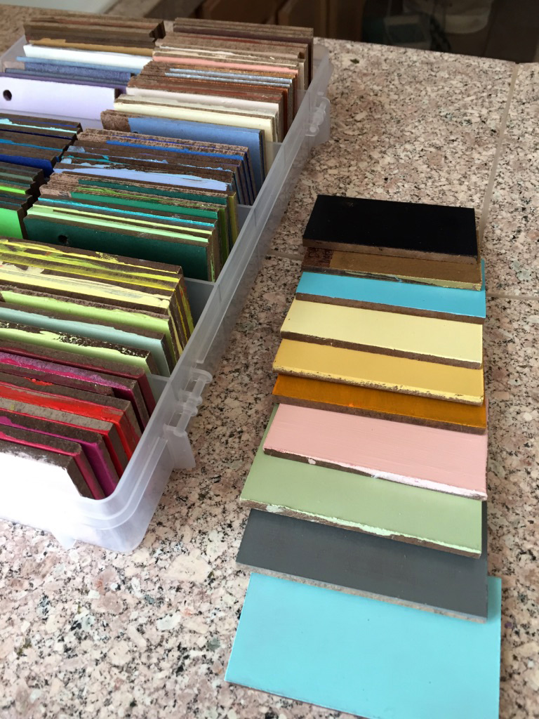 T. Matthews Fine Art: Paint Color Tags - Let's Get Organized