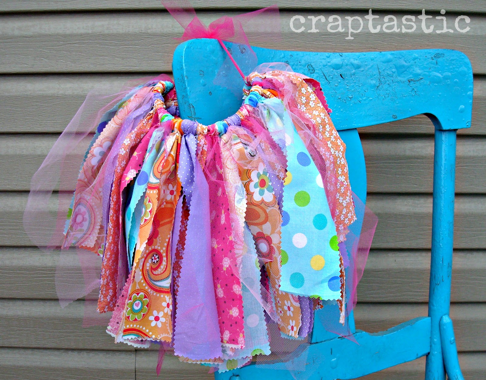 CRAPTASTIC: Scrap Fabric Tutu!