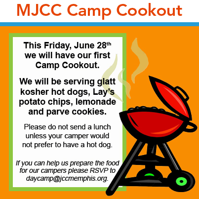 MJCC Summer Camp: Camp Cookout