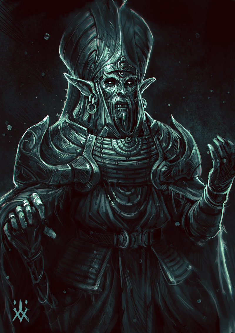 Gilles Ketting: Substrata - One of the Three Undead Elven Lords...