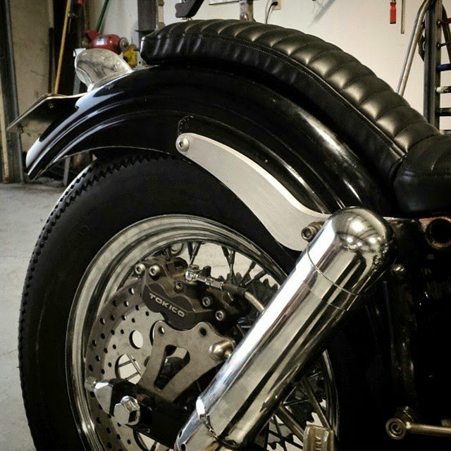 ZOMBIE PERFORMANCE: Zombie Performance Narrow Shovelhead Fender Struts