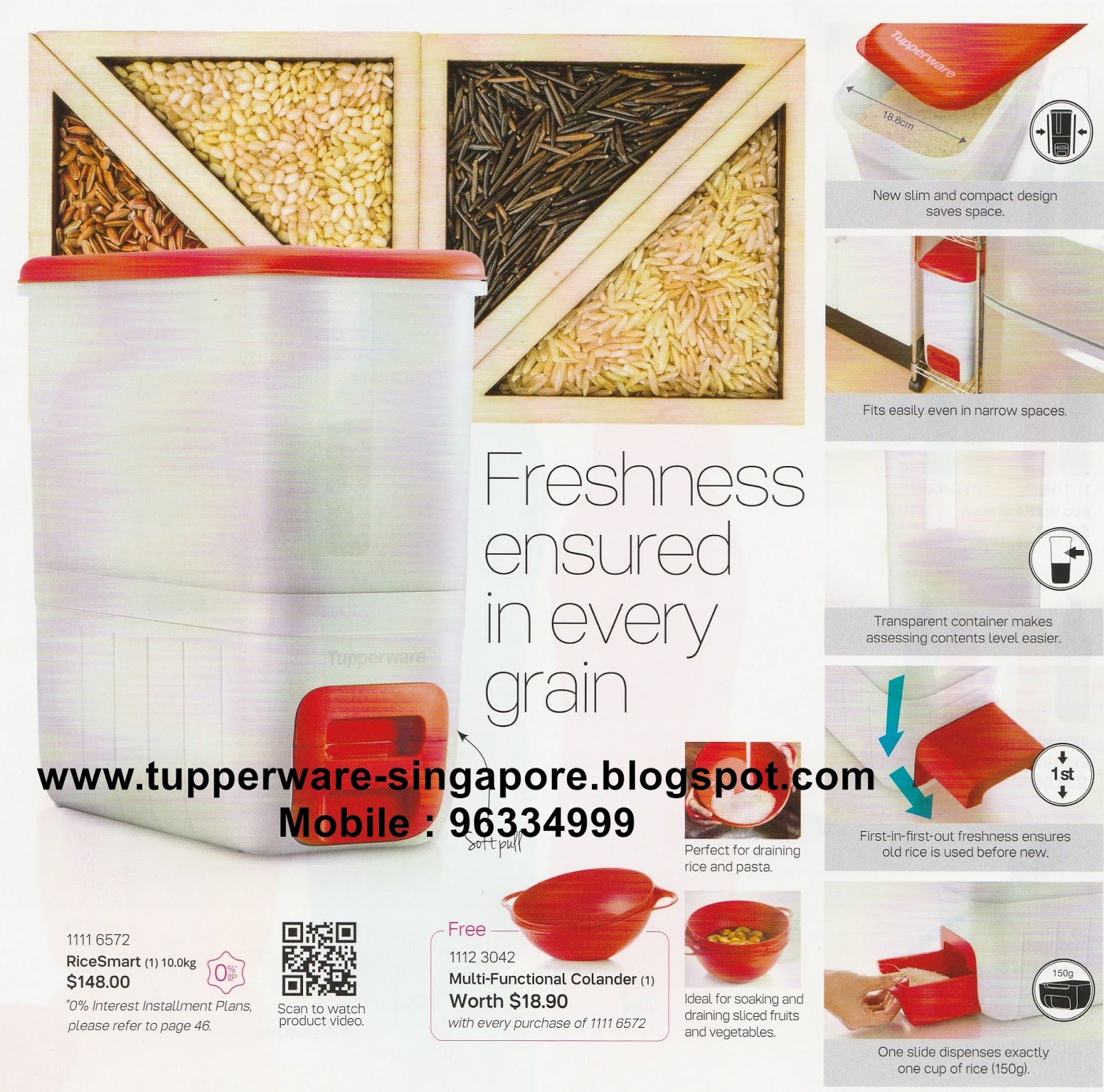 Buy Tupperware in Singapore: March 2016