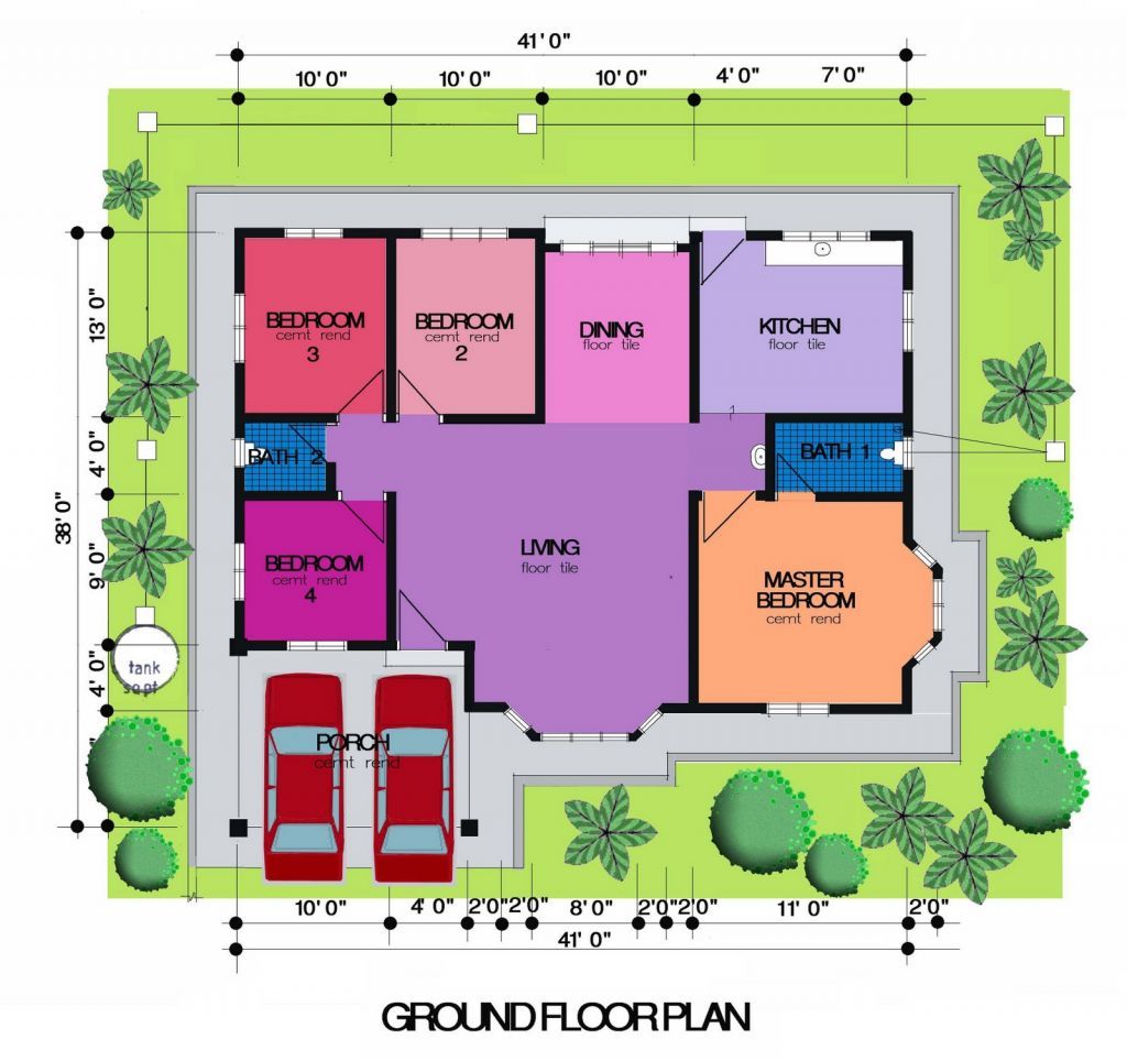 KHIDMAT MELUKIS PLAN: PELAN ARKITEK