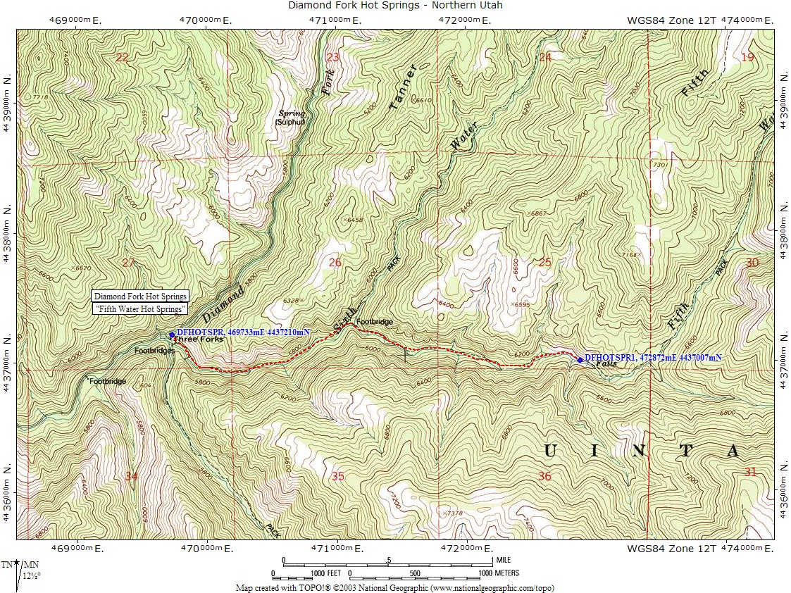 Red Rock Adventures: Fifth Water (Diamond Fork) Hot Springs