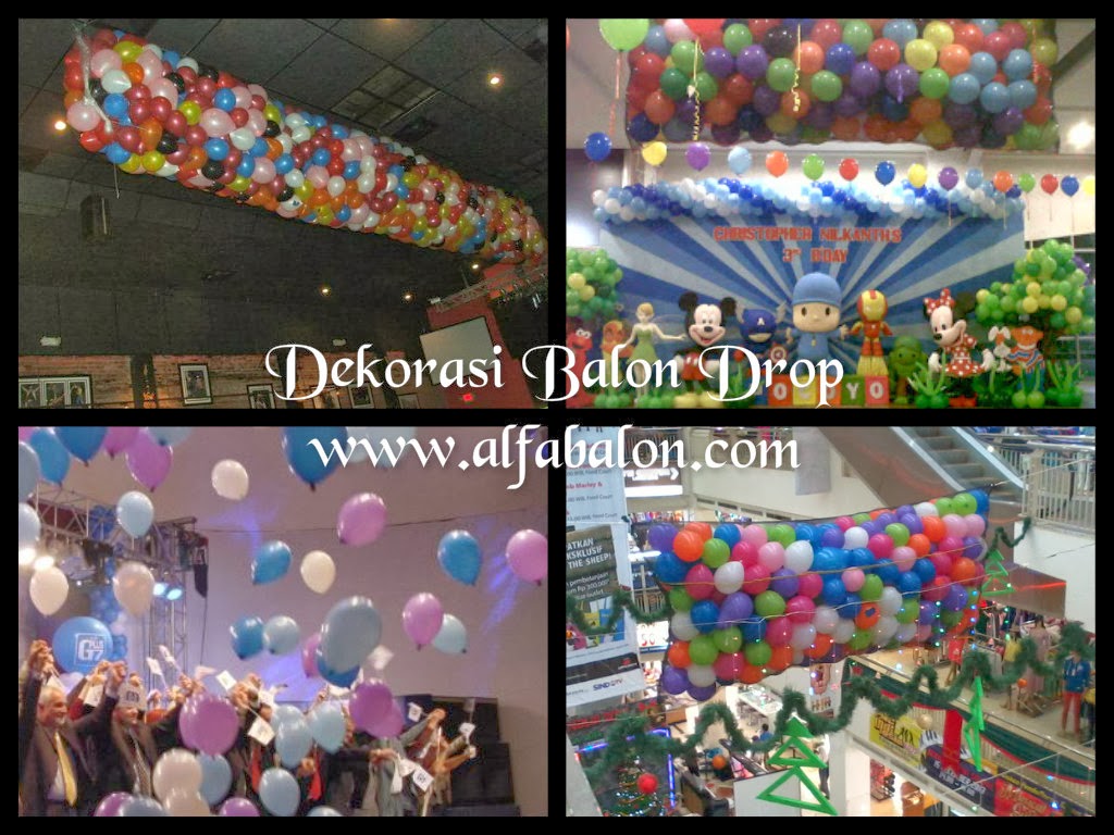BALON NETT DROP / BALON JARING | Alfa balon