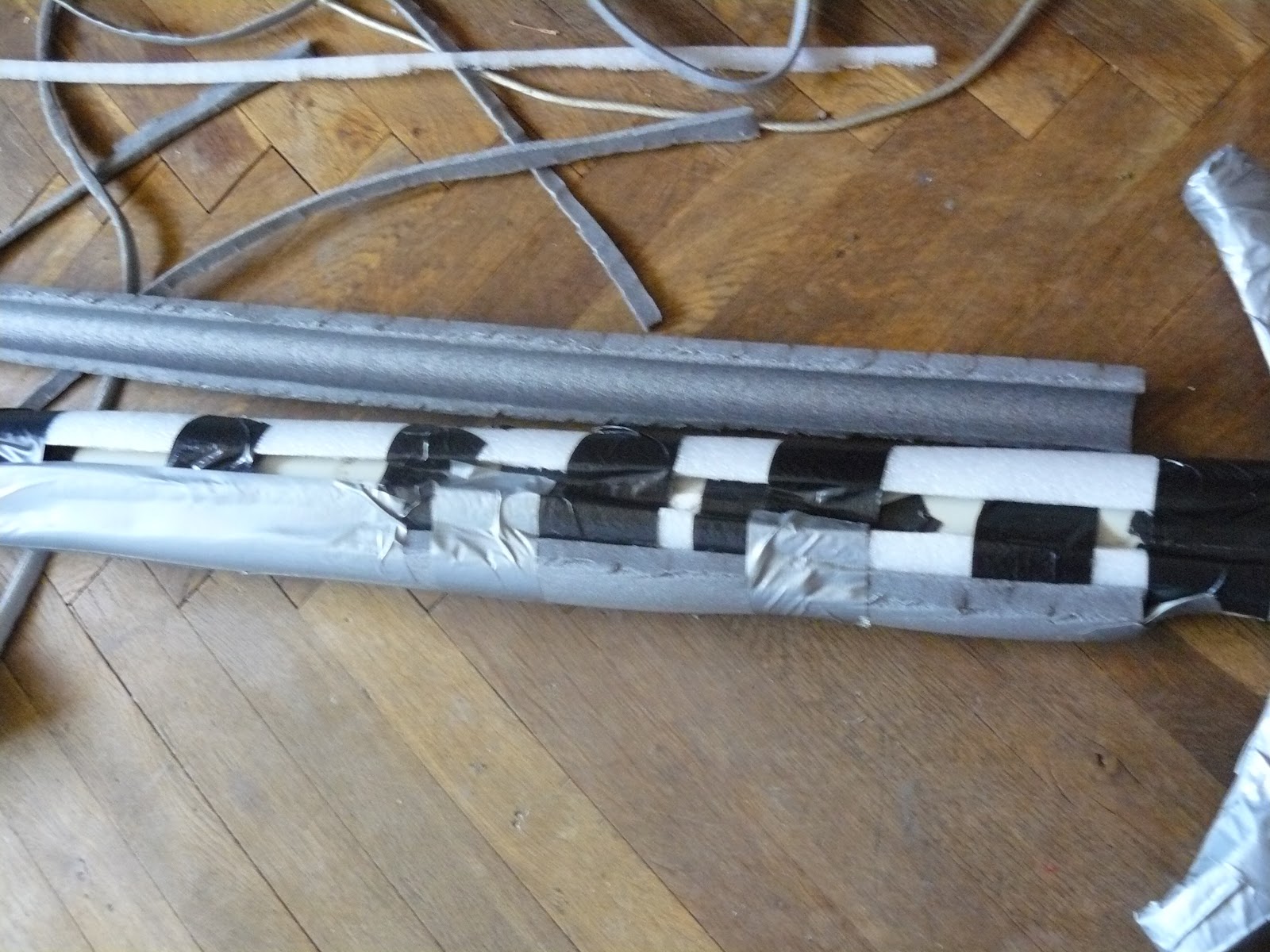 Buskador's LARP: How to make a larp boffer scottish claymore