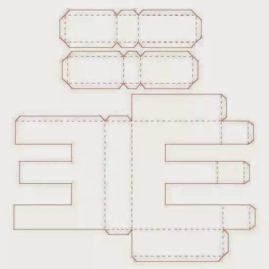 Eu Amo Artesanato: Letras em 3D com molde