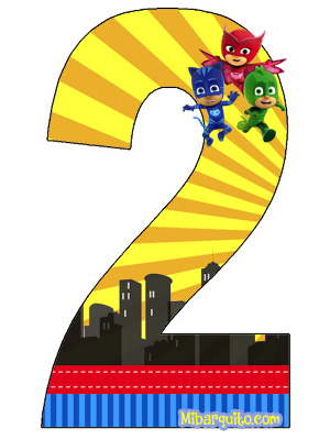 Alfabeto de PJ Masks en la Ciudad. - Oh my Alfabetos!