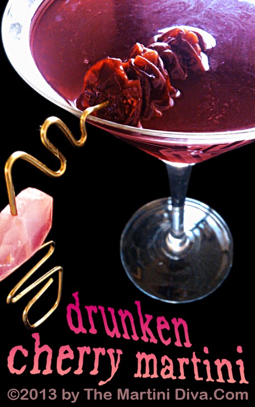 The MARTINI DIVA: DRUNKEN CHERRY MARTINI