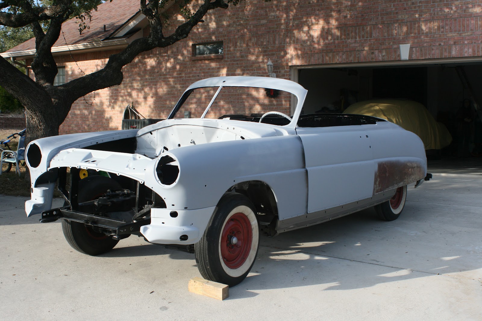 Russell and Vicki's '52 Hudson Hornet Convertible Restoration