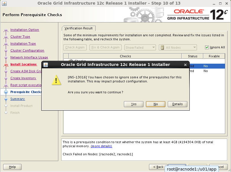 GRID Installation - RAC 12c Setup Step by Step on Oracle Virtual Box with Oracle Enterprise ...