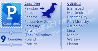 GeoFact of the Day: P Countries