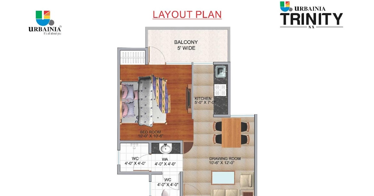 Floor Plan - Trinity NX in Noida Extension - 09650433339