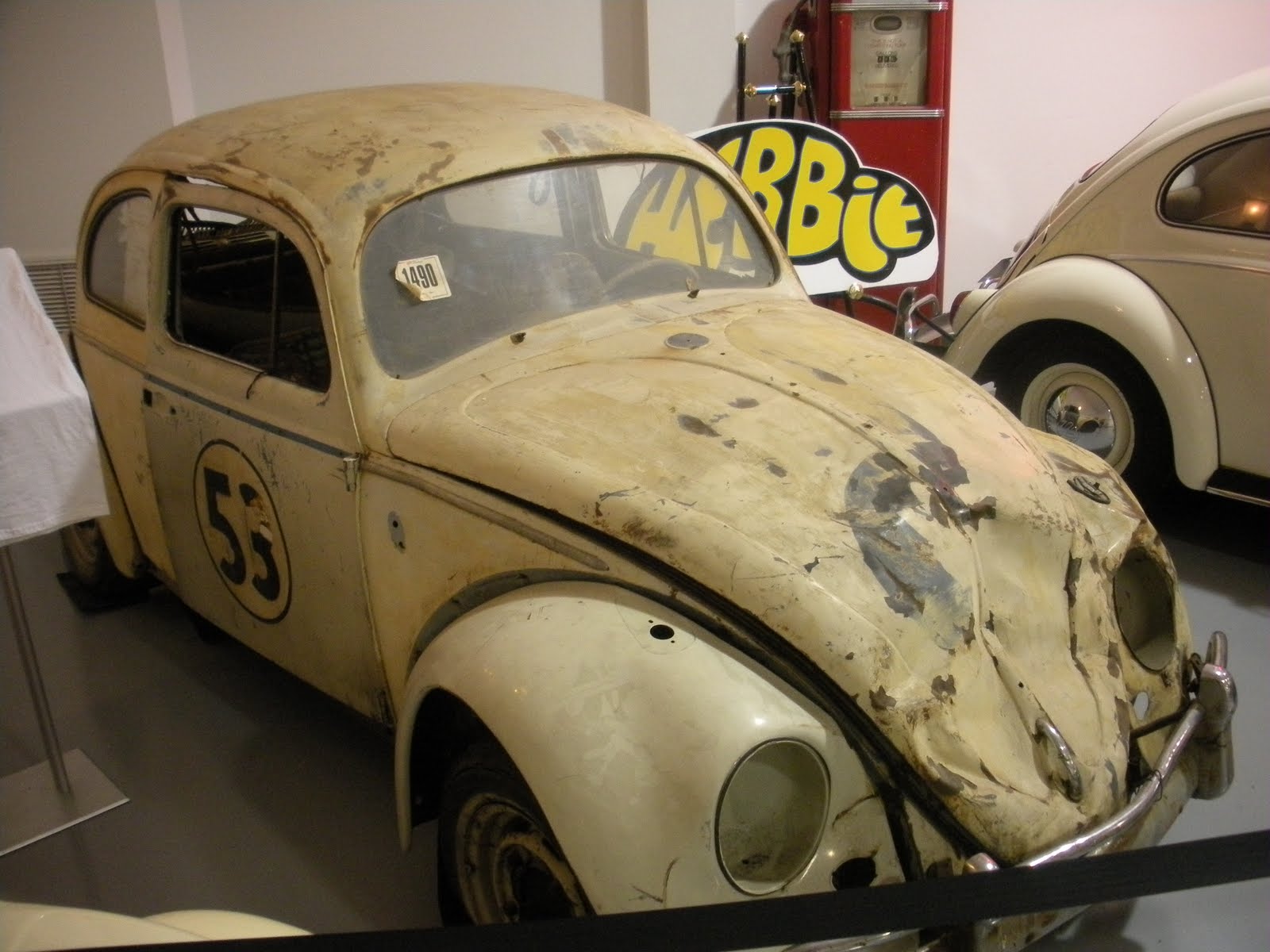 The Blog Wore Tennis Shoes: Herbie The Love Bug In Person