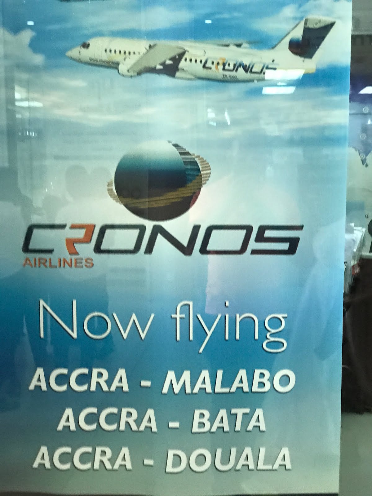 The Timetablist: Cronos Airlines: Accra to Malabo, Bata, and Douala, 2014-2017