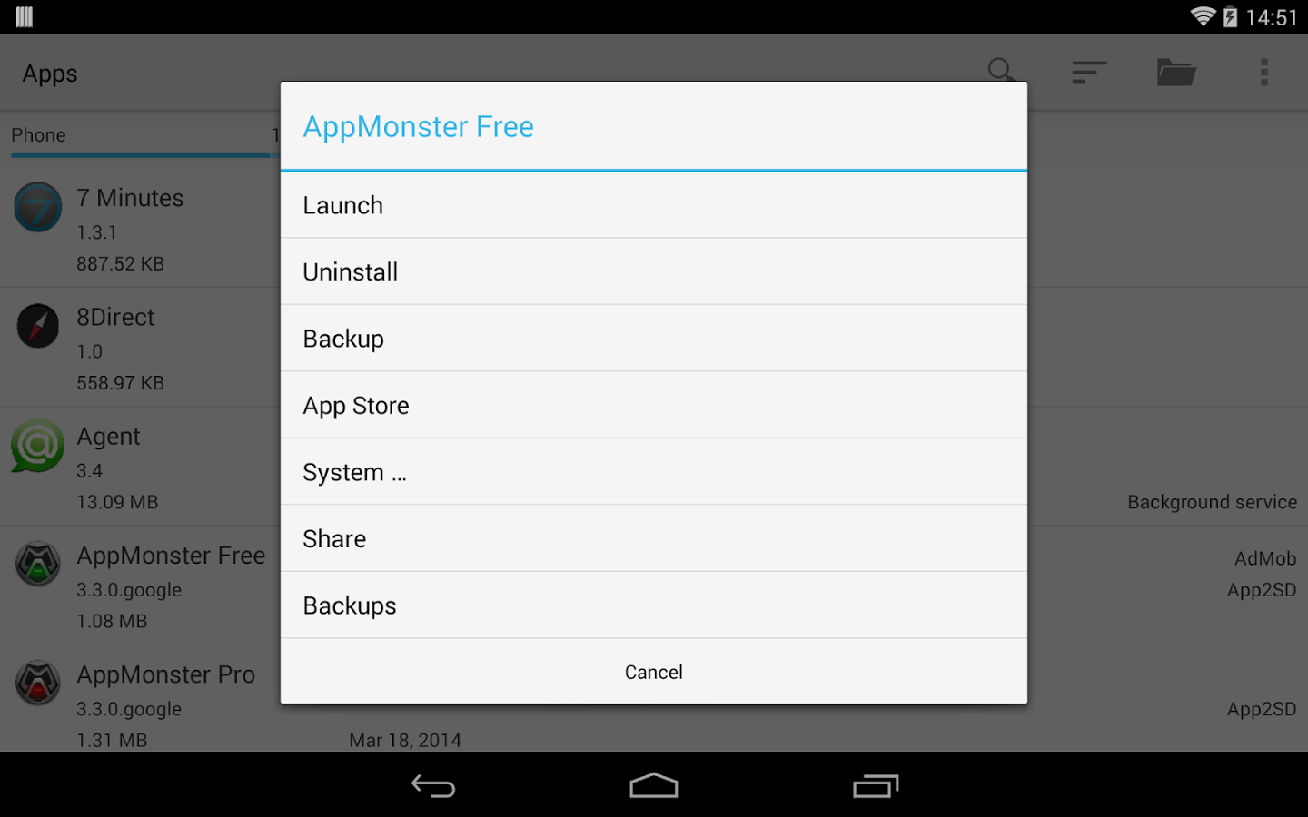 LA CASA DEL CELULAR ANDROID: AppMonster Pro Backup Restore v.3.3.6.google