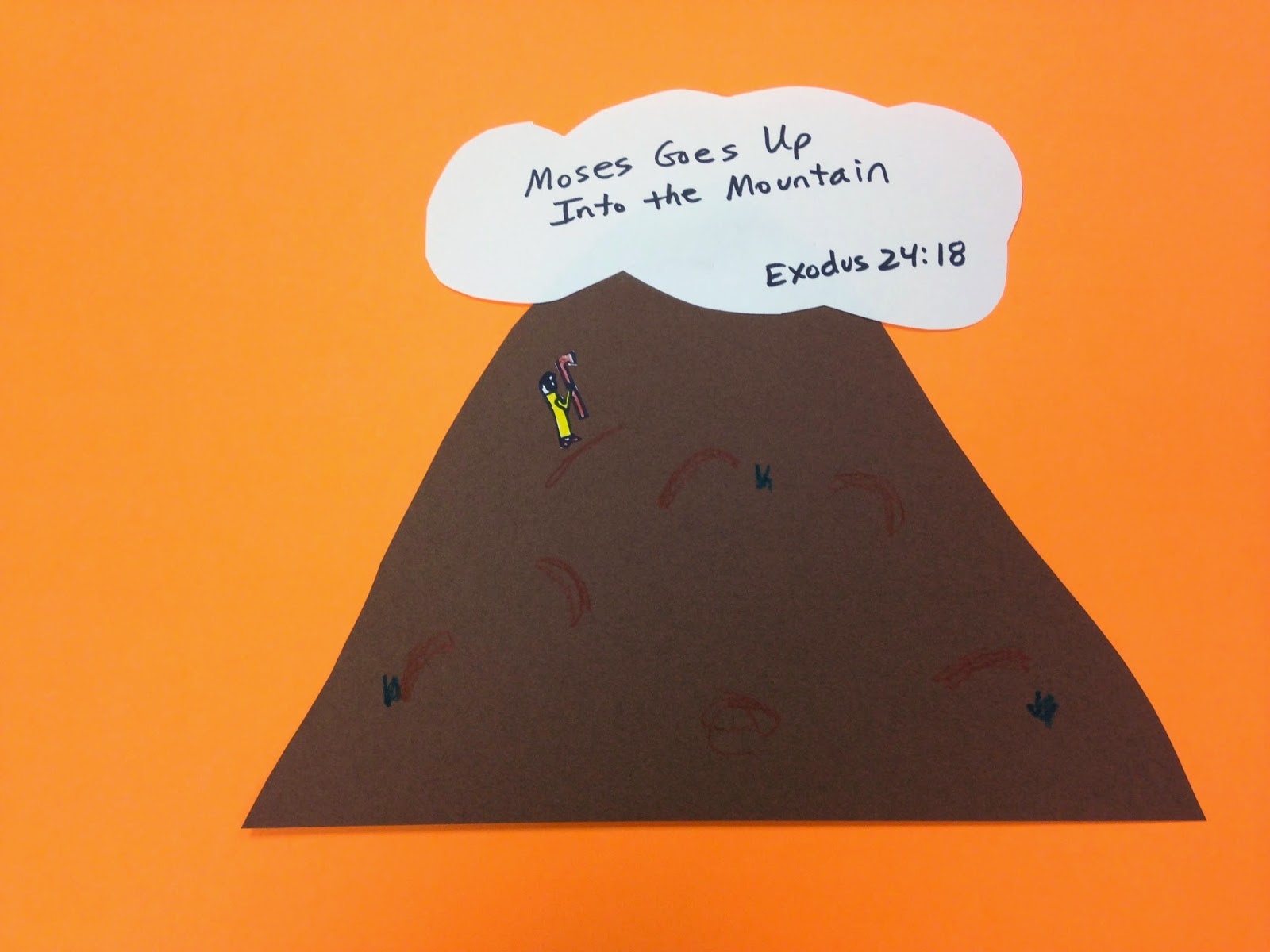Children's Bible Lessons: Lesson - Moses Goes Up Into The Mountain
