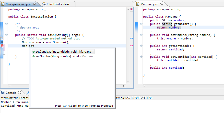 Aprendiz de Java...: Programación Orientada a Objetos: Ejemplo ...