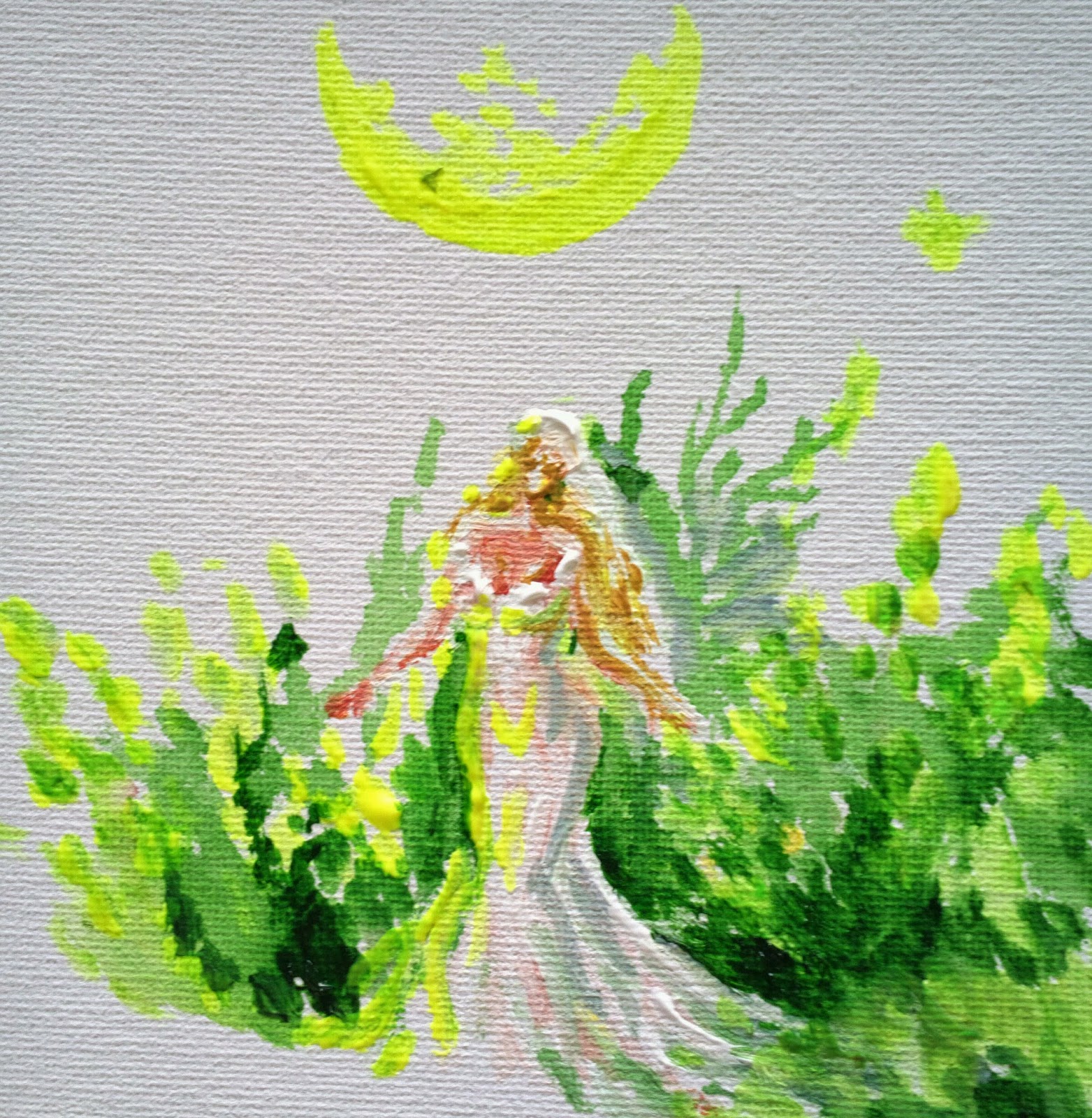 Grafica si pictura de Corina Chirila: Printesa pictata pentru copii