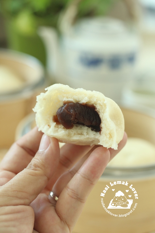 Nasi Lemak Lover: Red Bean Bao_Natural yeast 天然酵母_ 红豆包子