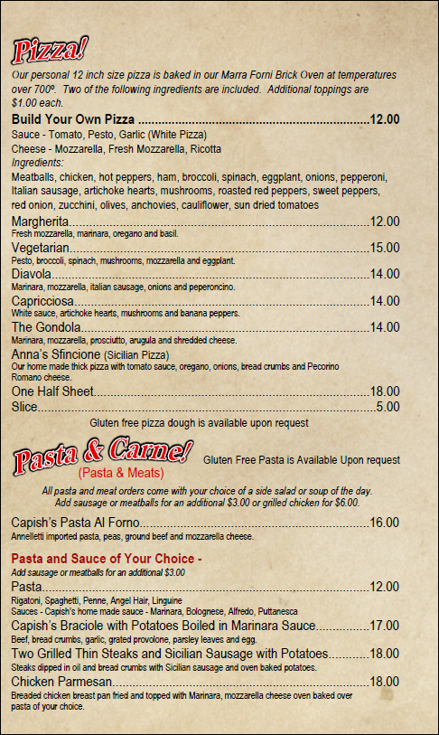 The Rochester NY Pizza Blog: Capish!, Le Roy