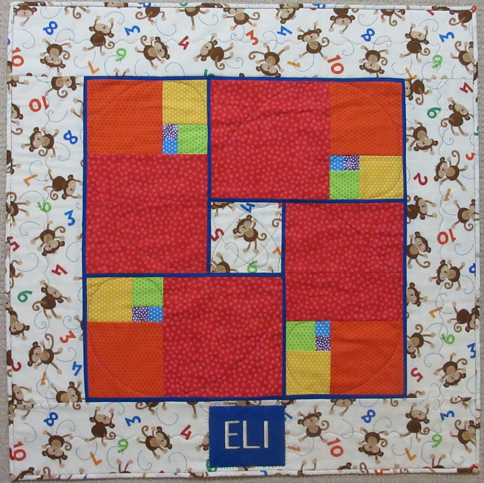 Wayne's Quilts: Monkeying Around With Numbers