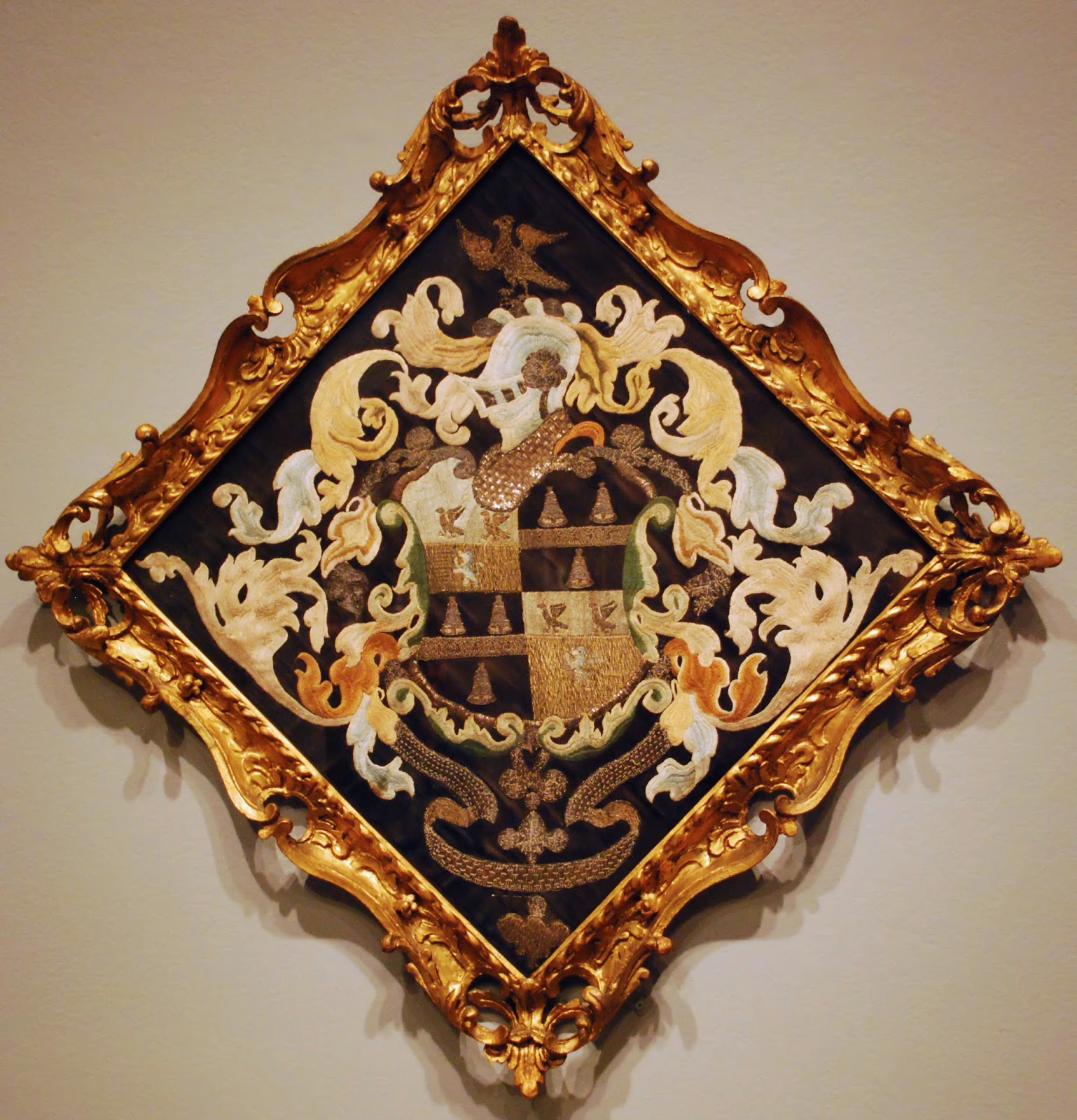 Heraldry: American Colonial Heraldic Embroidery