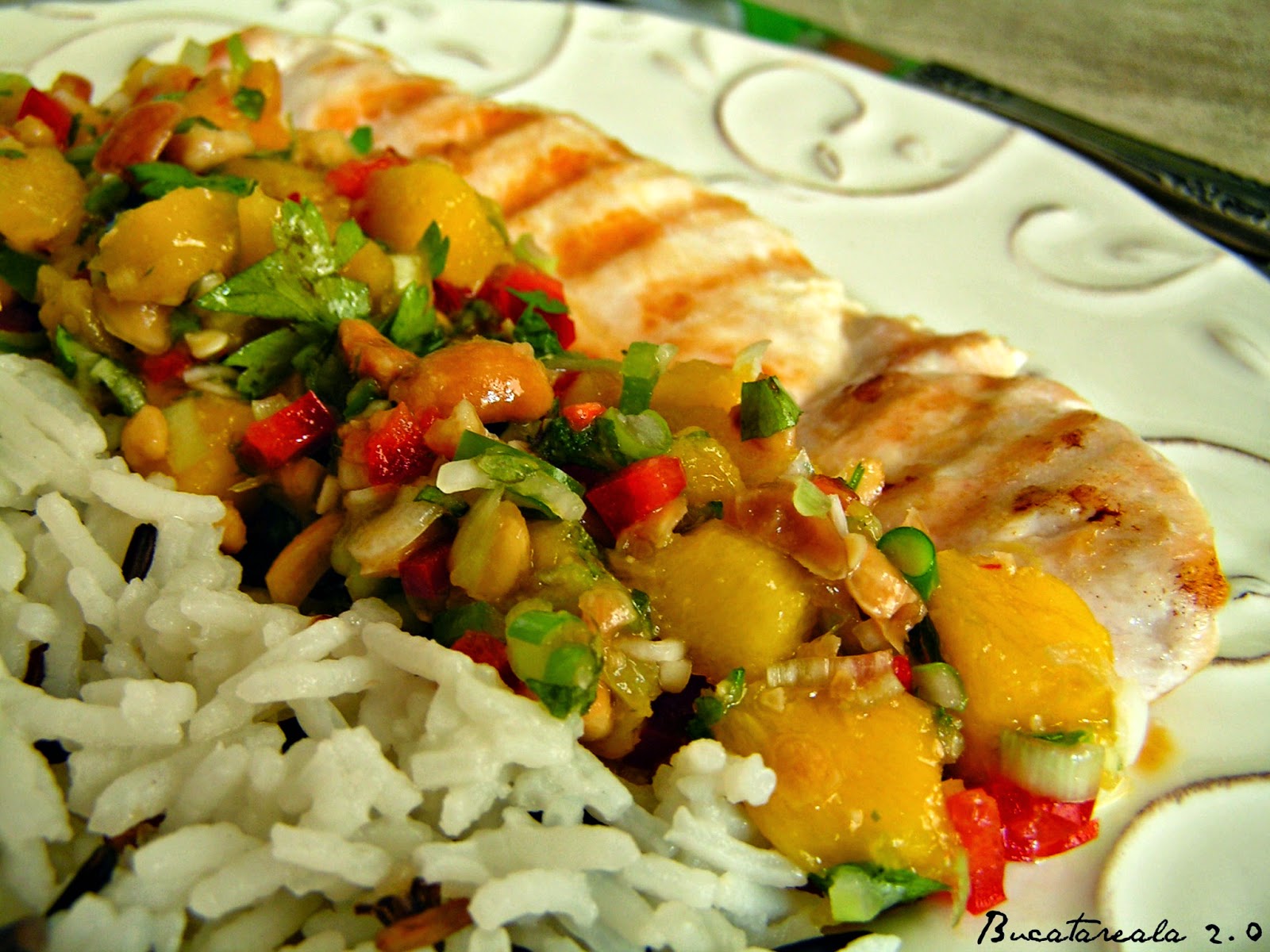 Bucatareala 3.0: Piept de pui cu salsa de mango