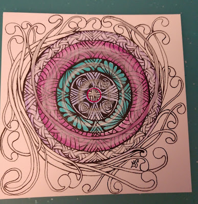 Tickled To Tangle: Zenbuttons Class - A Shared Obsession