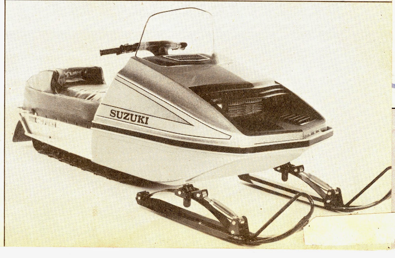 CLASSIC SNOWMOBILES OF THE PAST: 1975 SUZUKI FURY
