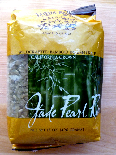 Cookistry: Rice Pudding with Jade Pearl Green Rice (Bamboo Rice)