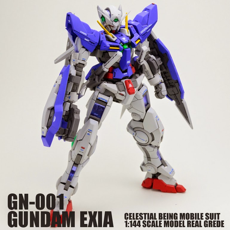 RG 1/144 Gundam Exia "Detailed" Custom Build