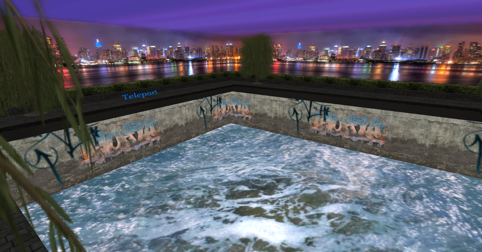 Alzahra Ames Designs: Urban Arena in Skybox ( no scripted floor included)