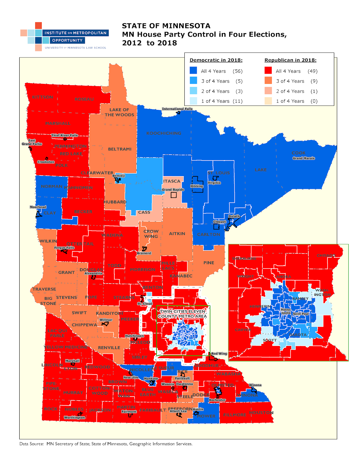 Institute on Metropolitan Opportunity: Mapping the 2018 Minnesota ...
