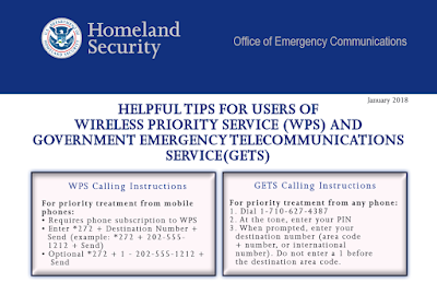 Chesbro on Security: Government Emergency Telecommunications Service ...