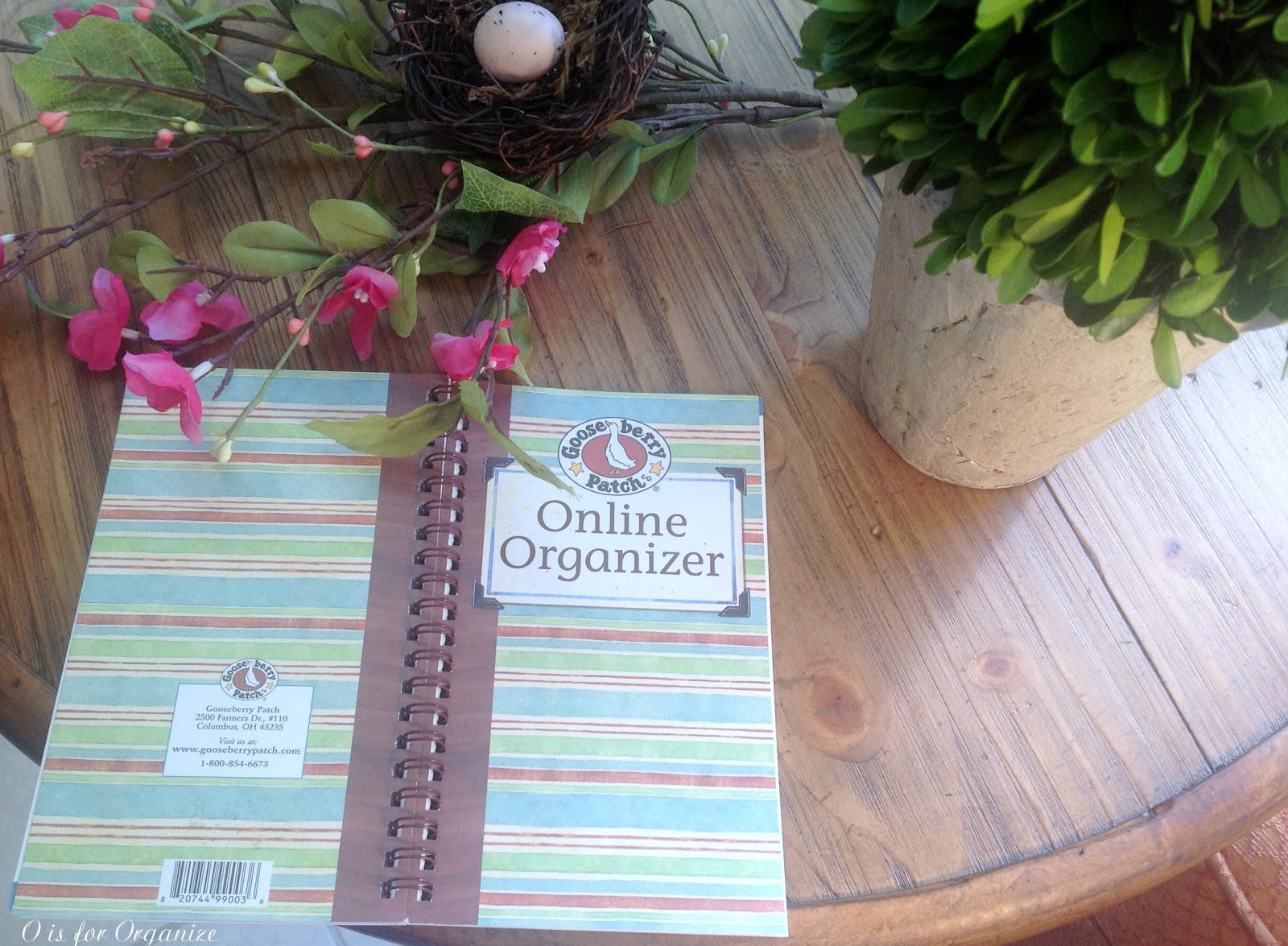 O is for Organize.: Online Organizer