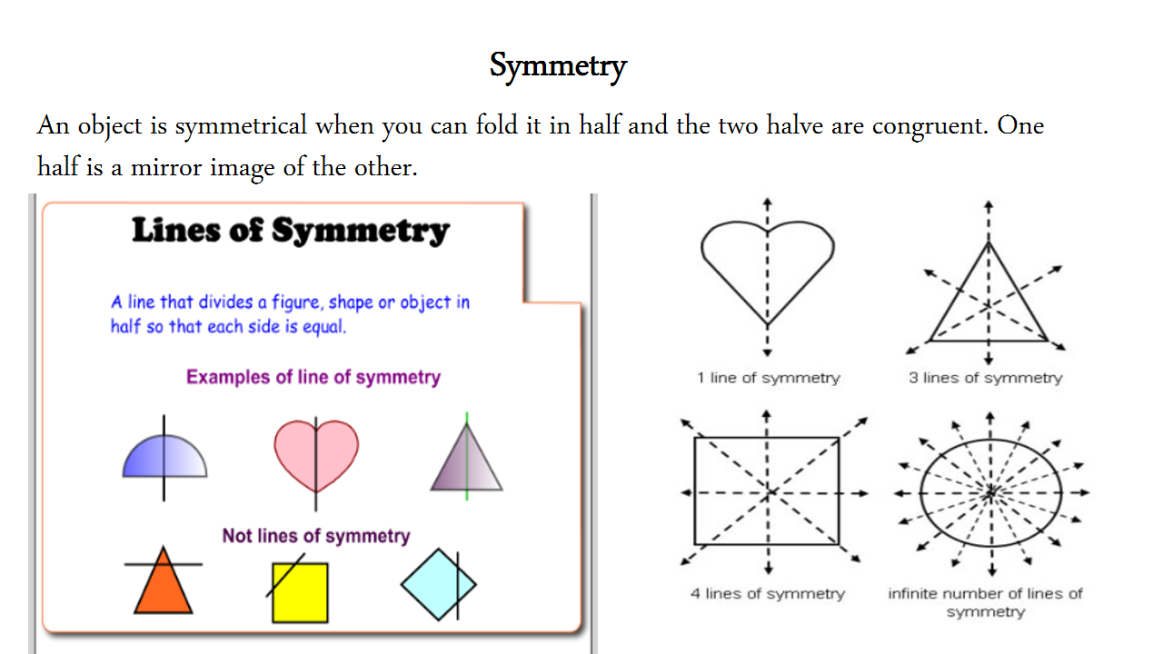 Math 9: CHAPTER 5: SYMMETRY