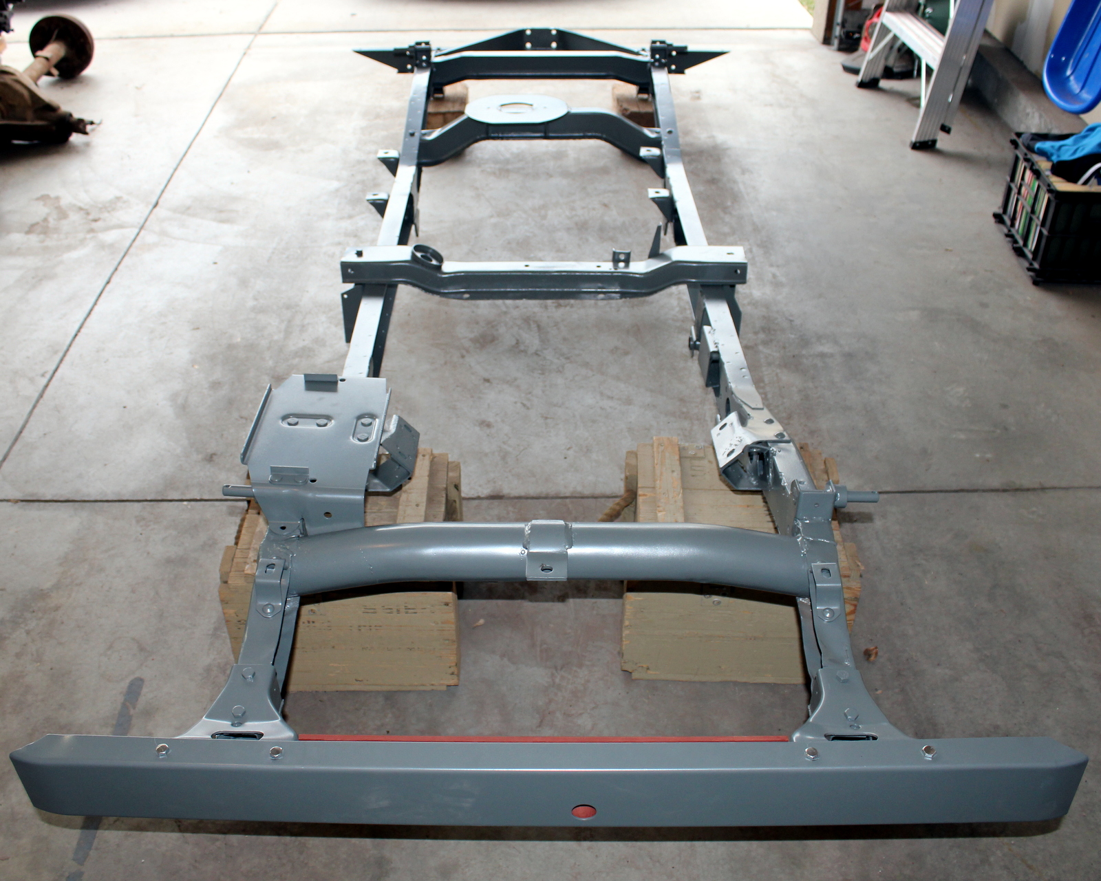 1943 Willys MB Jeep Restoration Project: Frame is done!