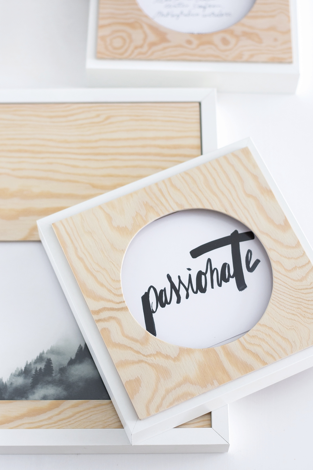 [DIY - Quickie] Passepartout aus Holz | Sinnenrausch - Der kreative DIY ...